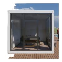 China Wind-Resistant Prebuilt Detachable Container House 3500x8000mm with 50-100mm Insulation Panels for sale