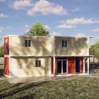 China Luxury Shipping Container Homes with 50-100mm Insulation Panels and 3500x8000mm Custom Sizes for sale