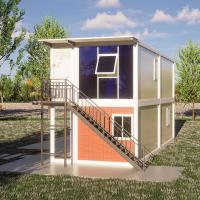 China Luxury Shipping Container Homes with 50-100mm Insulation Panels and 3500x8000mm Custom Sizes for sale