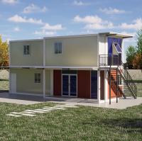 China Luxury Shipping Container Homes with 50-100mm Insulation Panels and 3500x8000mm Custom Sizes for sale