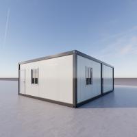 China Soundproof Prefabricated Container Homes with 50-100mm Rock Wool Panels, 3500x8000mm Size Options for sale