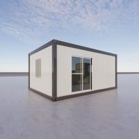 China Soundproof Prefabricated Container Homes with 50-100mm Rock Wool Panels, 3500x8000mm Size Options for sale