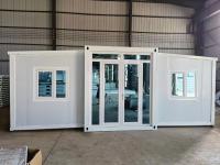 China Custom 20ft 40ft Expandable Foldable Container House Prefab Bedroom Home Steel Frame 50mm EPS Wall for sale