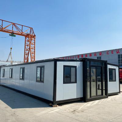 China Prefab Expandable Container House 20ft 40ft Hurricane Windproof Steel Frame 4 Bedroom Tiny House for sale