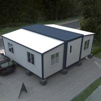 China 20ft Expandable Container Home Prefab House Portable Temporary Modular Villa Steel Frame for sale