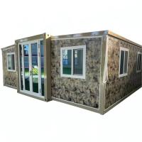 China Expandable Prefab Container House 40FT 20FT Luxury 3 Bedroom Portable Mobile Office Steel Frame for sale