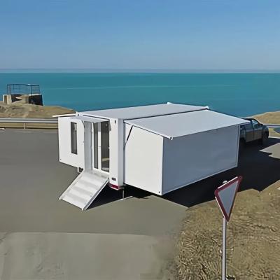 China Custom 20ft 40ft Expandable Foldable Container House Prefab Bedroom Home Steel Frame 50mm EPS Wall for sale