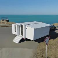 China White Expandable Container House Prebuild Villa for Seaside Vacation Cabin for sale