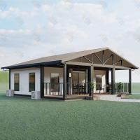 China 40ft Large Living Space Expanding Container Homes with Balcony for Backyard for sale