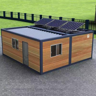 China Luxury Prefab Container House 20ft 40ft Modular Home with Bathroom Steel Frame Solar Ready for sale