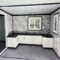 China Luxury Prefab Container House 20ft 40ft Modular Home with Bathroom Steel Frame Solar Ready for sale