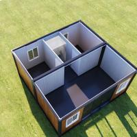 China Luxury Prefab Container House 20ft 40ft Modular Home with Bathroom Steel Frame Solar Ready for sale