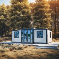 China Waterproof Expandable 40FT Container House Modern Style Wooden Floor 50mm EPS Panel for sale