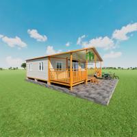 China Waterproof Expandable 40FT Container House Modern Style Wooden Floor 50mm EPS Panel for sale