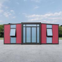 China Prefabricated 20ft 40ft Expanding Modular House Prefab Expandable Container House for sale