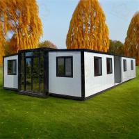 China Custom 20ft 40ft Portable Prefabricated Expandable Container House with Grade 11 Wind Resistance for sale