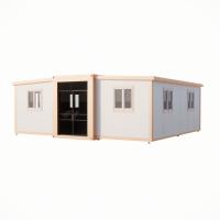 China Custom 20ft 40ft Portable Prefabricated Expandable Container House with Grade 11 Wind Resistance for sale