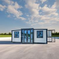 China Outdoor Expandable Container Home with 50mm Insulation Panels, Grade 11 Wind Resistance and 3500x8000mm Maximum Size for sale