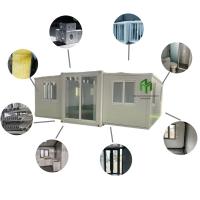 China Outdoor Expandable Container Home with 50mm Insulation Panels, Grade 11 Wind Resistance and 3500x8000mm Maximum Size for sale
