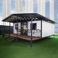 China 20ft Expandable Container Home with Balcony - Grade 11 Wind Resistance & 50mm Insulation Panels for sale