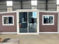 China Aluminium Sliding Window Expandable Container House with LED Lighting - Grade 11 Wind & Grade 8 Earthquake Resistance for sale