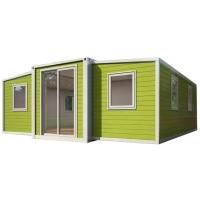 China Aluminium Windows Expandable Container House With Kitchen And Bathroom for sale
