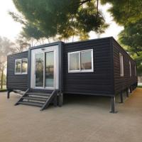 China Aluminium Windows Expandable Container House With Kitchen And Bathroom for sale