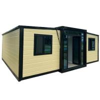 China Steel Frame 40ft Expandable Container Home For Space Saving And Easy Assembly for sale