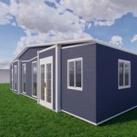 China Fireproof Expandable Container House with Grade 11 Wind Resistance and 50mm Insulated Wall Panels for sale