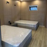China 20ft Apple Cabin Modular House with 2 Beds, Galvanized Steel Frame and Rock Wool Insulation for Hotel Accommodation for sale