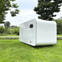 China White Container House 3500x8000mm with Galvanized Steel Frame and Rock Wool Insulation - Ready to Live for sale