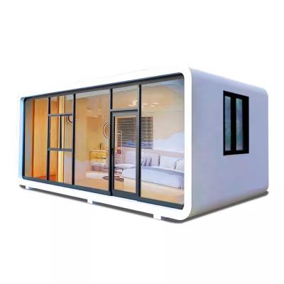 China White Container House 3500x8000mm with Galvanized Steel Frame and Rock Wool Insulation - Ready to Live for sale