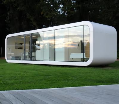 China Apple Cabin House 11.5x2.2m Prefabricated Structure with Galvanized Steel Frame and Rock Wool Insulation for sale