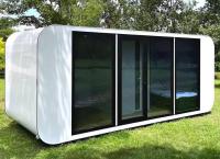 China 20ft Customizable Apple Cabin House with Dry-Wet Separation Bathroom and 50mm Rock Wool Insulation for sale