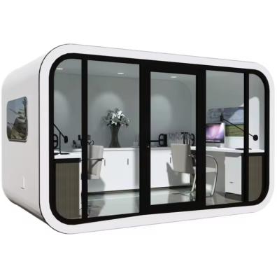 China 20ft Customizable Apple Cabin House with Dry-Wet Separation Bathroom and 50mm Rock Wool Insulation for sale