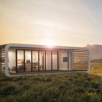 China Modular Apple Cabin Tiny House 20ft Galvanized Steel Frame Prefab Resort Homestay for sale