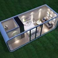 China Modular Apple Cabin Tiny House 20ft Galvanized Steel Frame Prefab Resort Homestay for sale