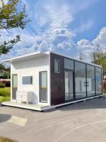 China Apple Cabin House Galvanized Steel Frame House with Customizable Design for sale