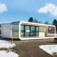 China 20ft Prefabricated Apple Cabin Container House Luxury Living Apartment with Galvanized Steel Frame for sale