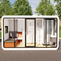 China Factory Direct Modular Apple Cabin Steel Structure Mobile Villa Tiny House for Outdoor Hotel Book Shop 20ft for sale