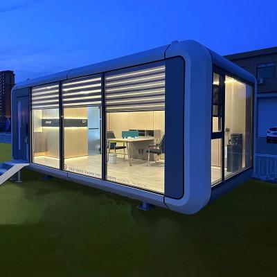 China Prefabricated Apple Cabin 20ft 40ft Movable Container House with Galvanized Steel Frame for sale