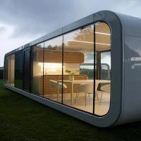 China Prefabricated Apple Cabin 20ft 40ft Movable Container House with Galvanized Steel Frame for sale