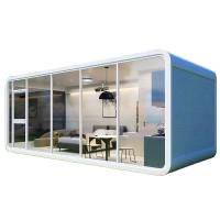 China Prefabricated Apple Cabin 20ft 40ft Movable Container House with Galvanized Steel Frame for sale