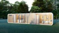 China Customizable Apple Cabin House Modern Apple House With Integrated Ceiling for sale