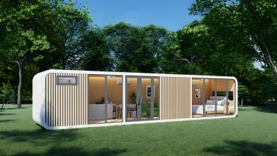 China Customizable Apple Cabin House Modern Apple House With Integrated Ceiling for sale