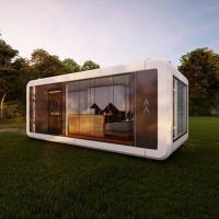 China Prefabricated Apple Cabin Capsule House 2 Bedroom Container Home with Galvanized Steel Frame for sale