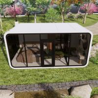 China Pre-assembled Apple House Villa 3500mm x 8000mm Galvanized Steel Frame Luxury Living for sale