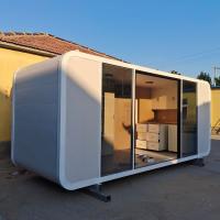 China Movable Apple House Smart Cabin for Cafe Shop Wine Bar Galvanized Steel Frame Custom Color for sale
