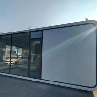China Galvanized Steel Frame Apple Cabin House with Dry-Wet Separation Bathroom 20ft for sale