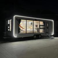 China Galvanized Steel Frame Apple Cabin House with Dry-Wet Separation Bathroom 20ft for sale